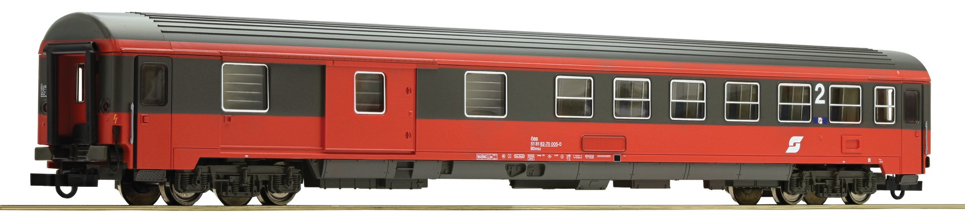 Roco 44648 Reisezugwagen 2. Klasse + Gepäckabteil, ÖBB World of Trains ...