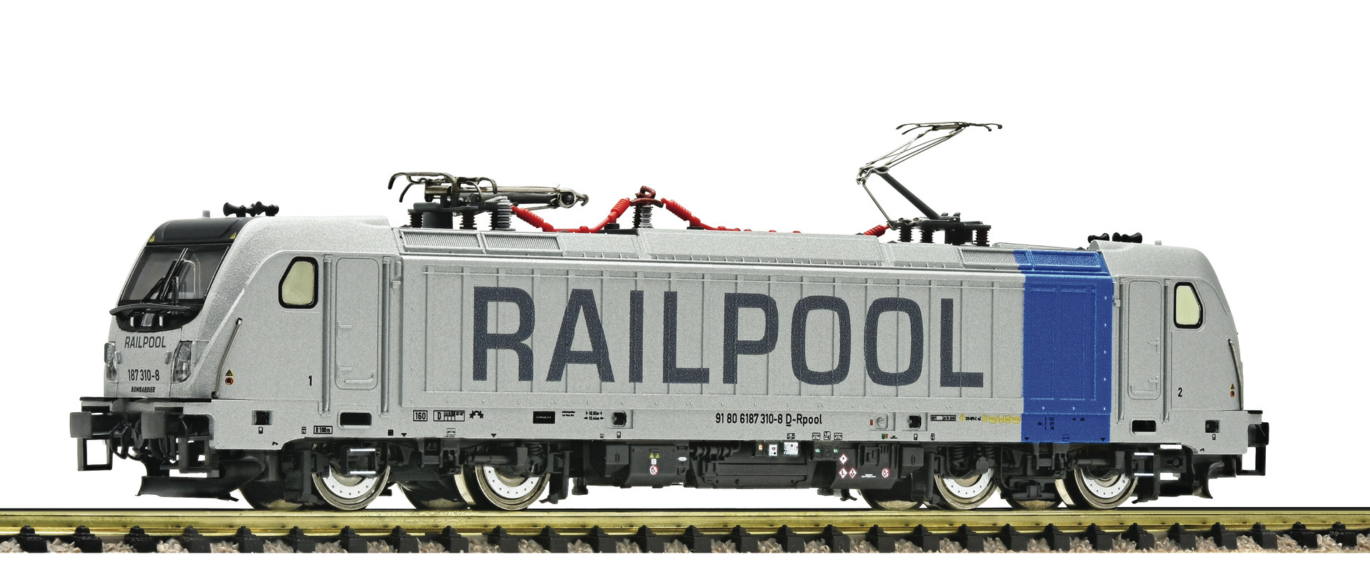 Fleischmann 738974 Elektrolokomotive BR 187, Railpool, Privatbahn World ...