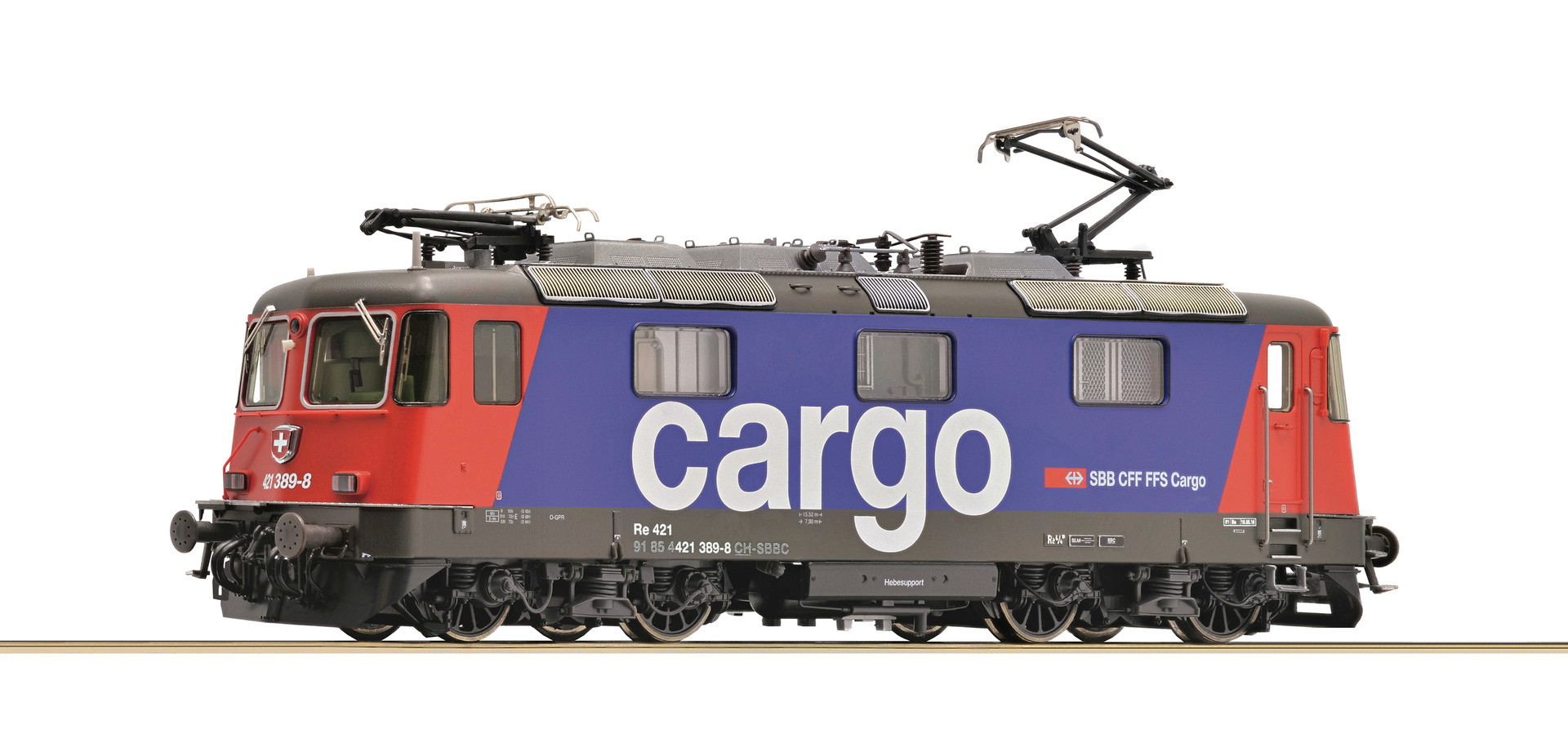 Roco 73256 Elektrolokomotive 421 389-8, SBB Cargo World of Trains ...