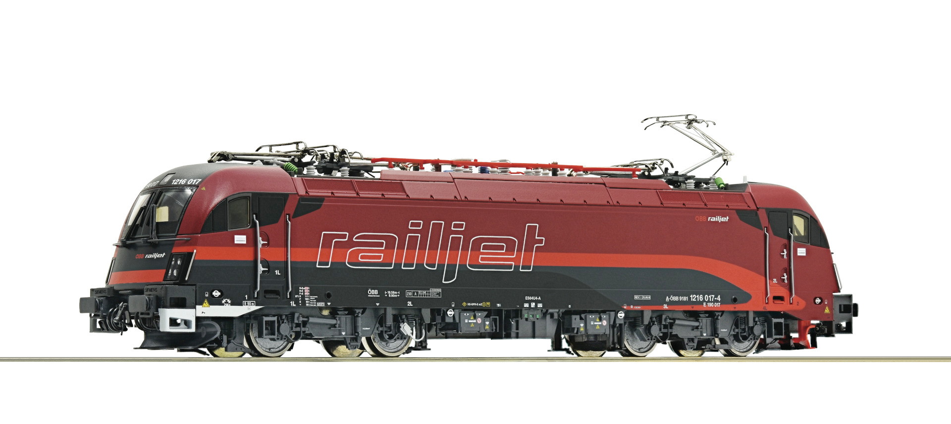 Roco 73247 Elektrolokomotive 1216 017-4 "Railjet", ÖBB World of Trains ...
