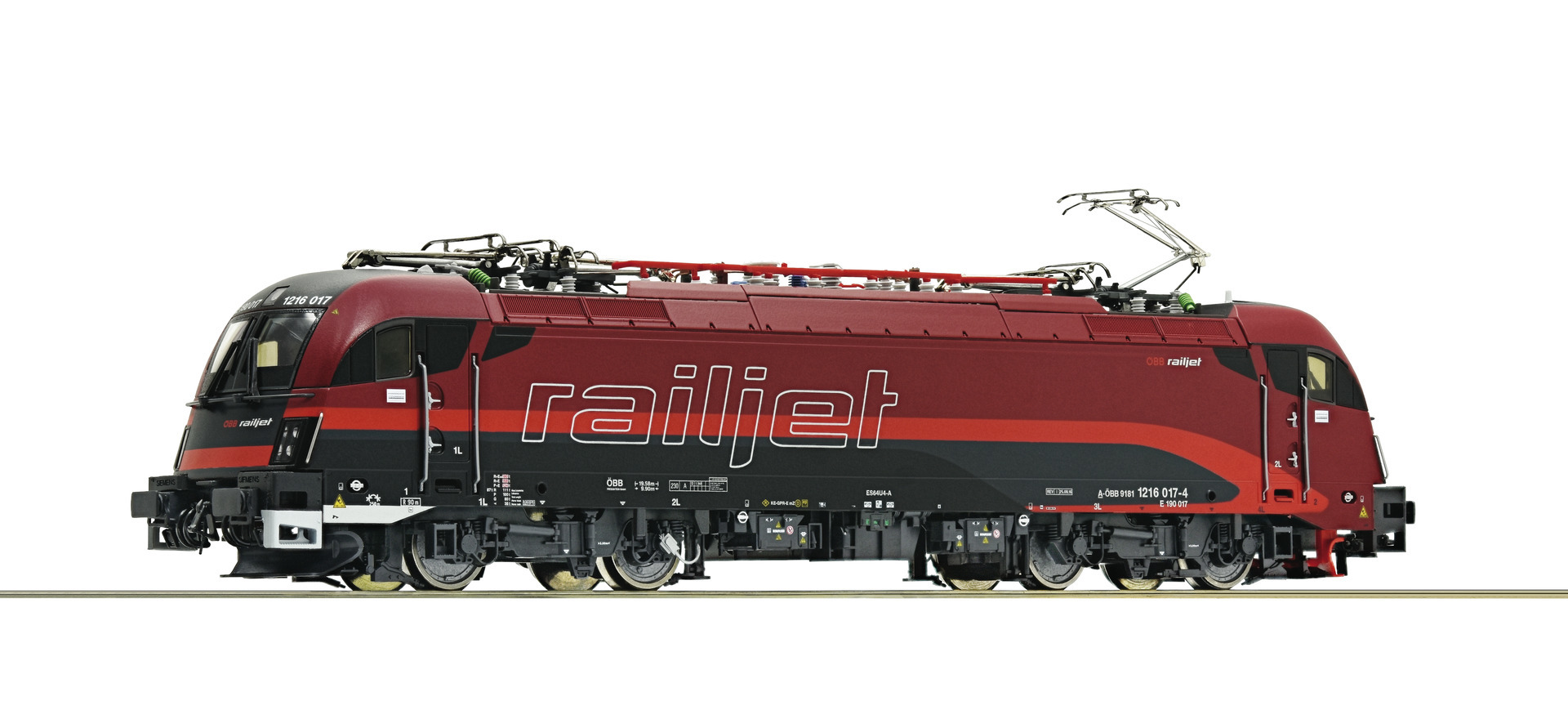 Roco 73248 Elektrolokomotive 1216 017-4 "Railjet", ÖBB World of Trains ...