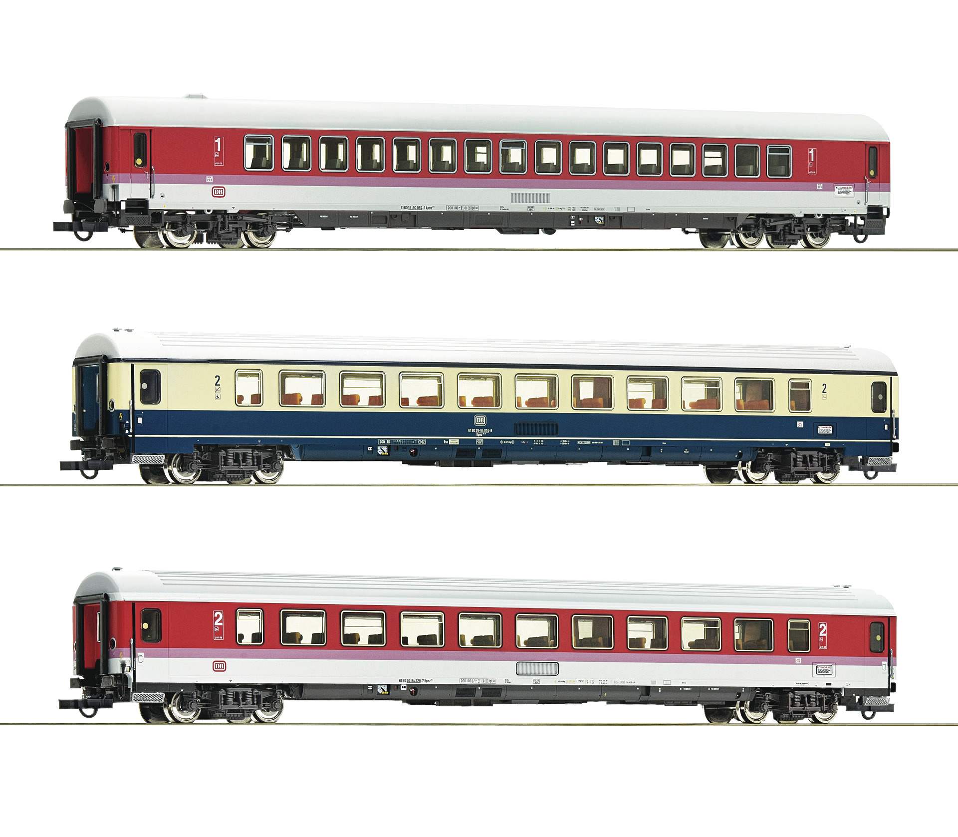 Roco 74134 3-tlg. Set 2: Eurocity „Leonardo da Vinci“, DB World of ...