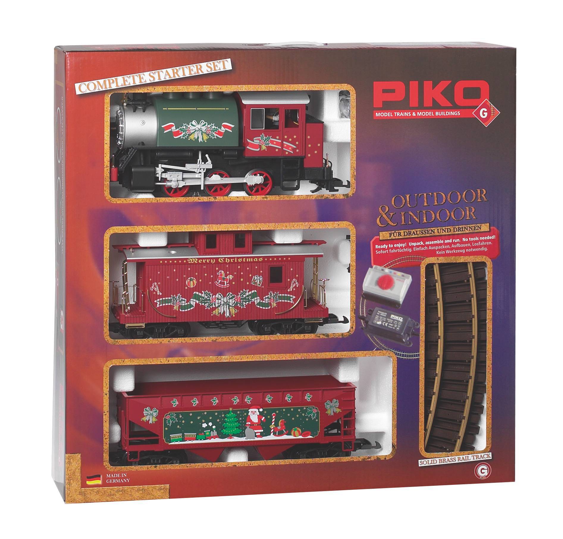 PIKO 37105 G Start-Set Weihnachten - World of Trains Modelleisenbahn Shop
