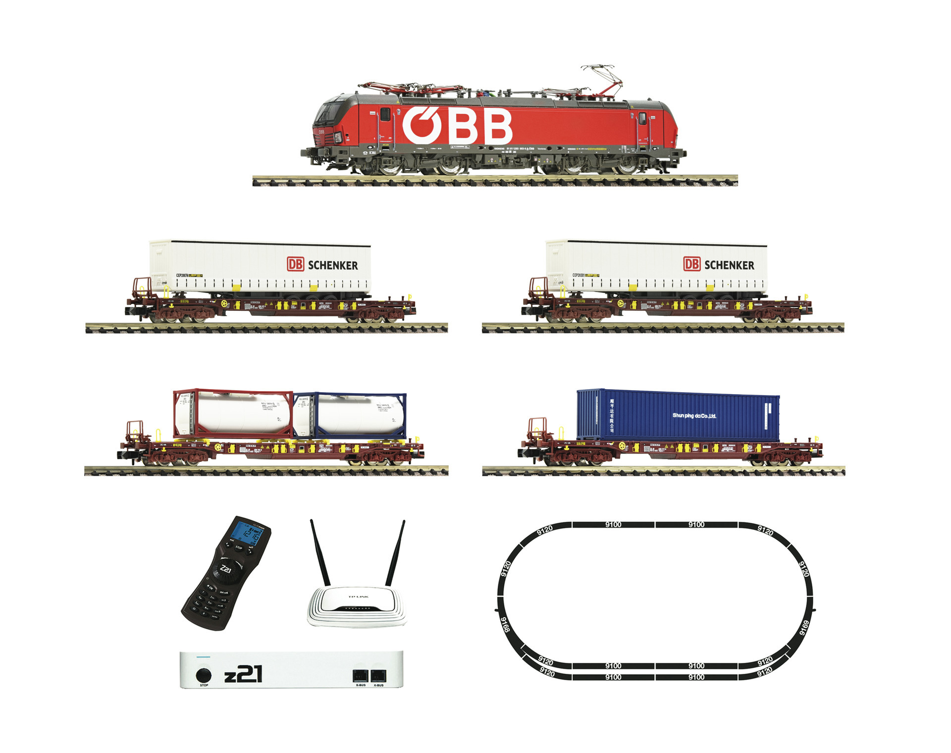 Fleischmann 931900 FLEISCHMANN Premium – z21 Digitalset ...