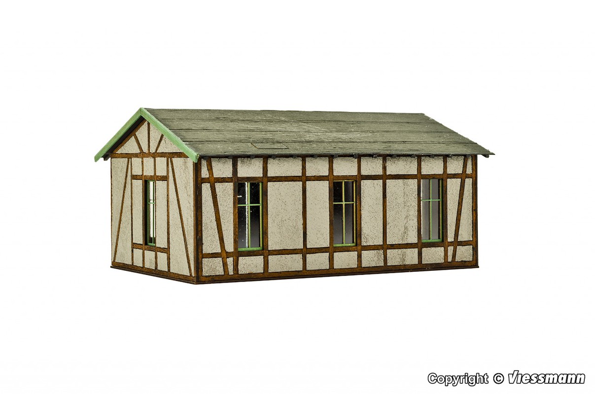 Vollmer 45640 45640 H0 Werkstatt mit Putz-/Fachwerkfassade - Polyplate ...