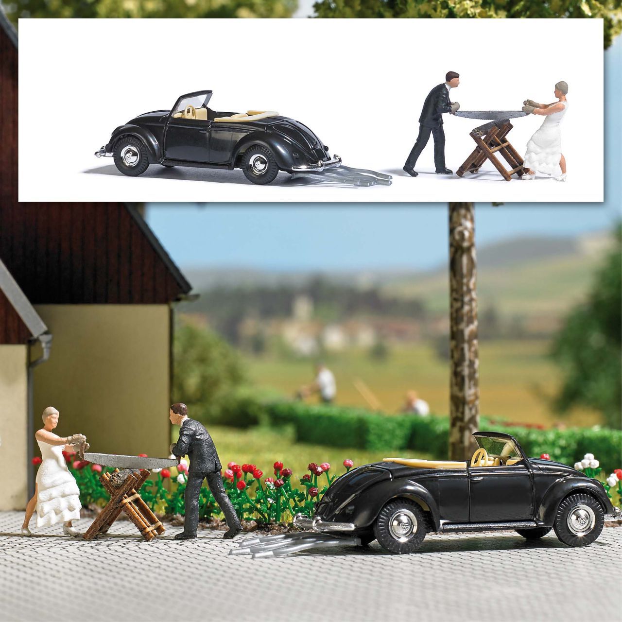 Busch 7980 Action Set: Hochzeit World of Trains Modelleisenbahn Shop