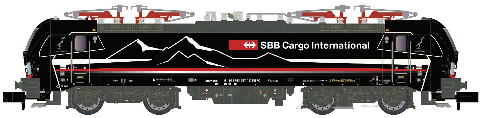 Hobbytrain H30169S E-Lok BR 193 657 Vectron SBB Cargo/Shadowpiercer, Ep.VI, Snd World of Trains ...