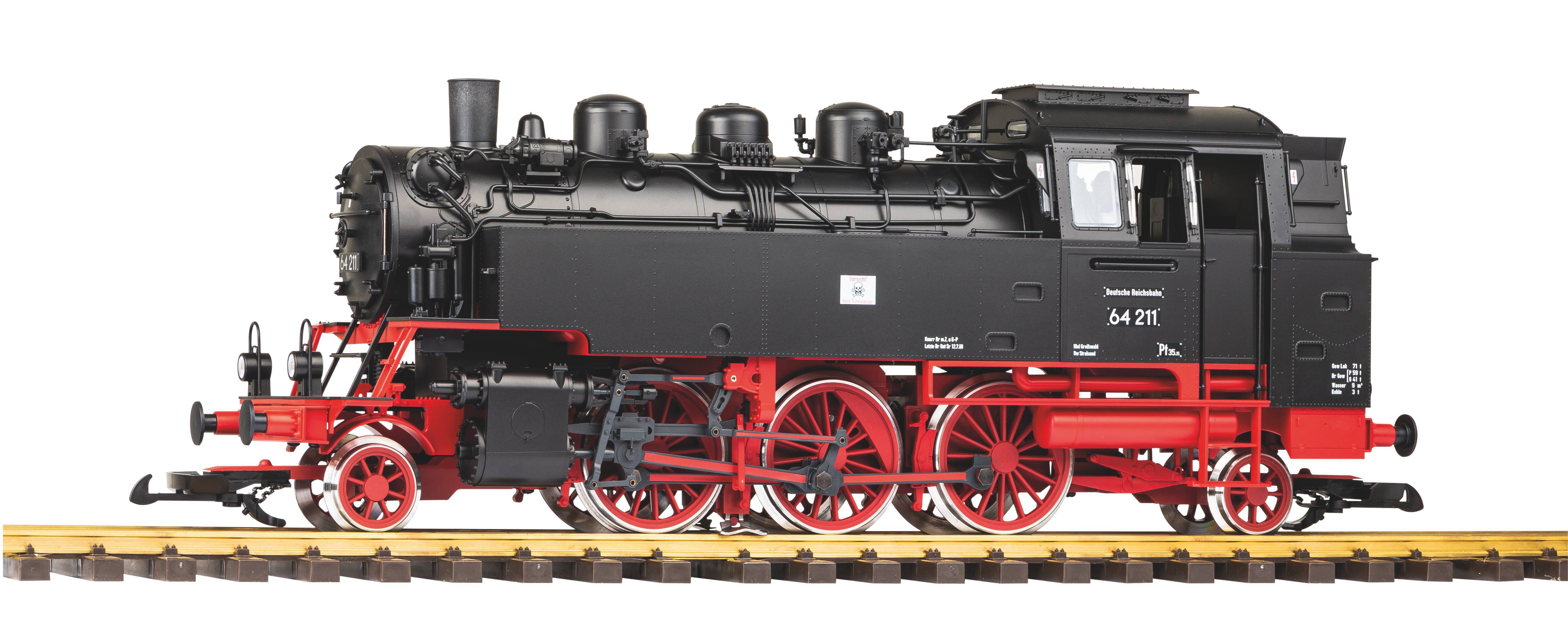 PIKO 37214 G Dampflok BR 64 DR III (inkl. Dampf) - World of Trains ...