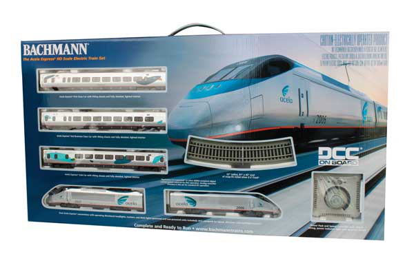 Bachmann Industries 1205 AMTK Acela DCC Train Set, Amtrak World of ...
