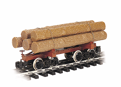 Bachmann Industries 98490 Skeleton log car w/logs World of Trains ...