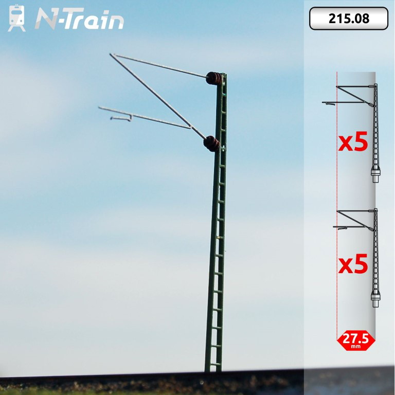 N-Train 21508 DB - Gittermasten mit Re160 Ausleger - L (10 St.) World ...