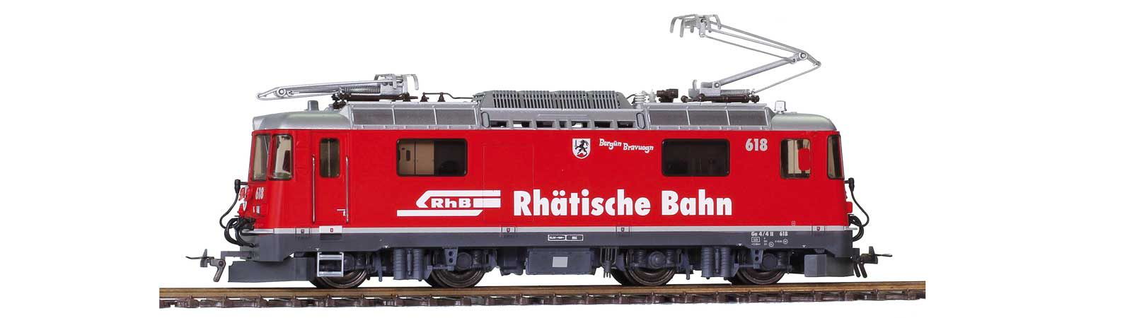 BEMO 1358 178 RhB Ge 4/4 II 618 Universallok "Bergün" World of Trains ...