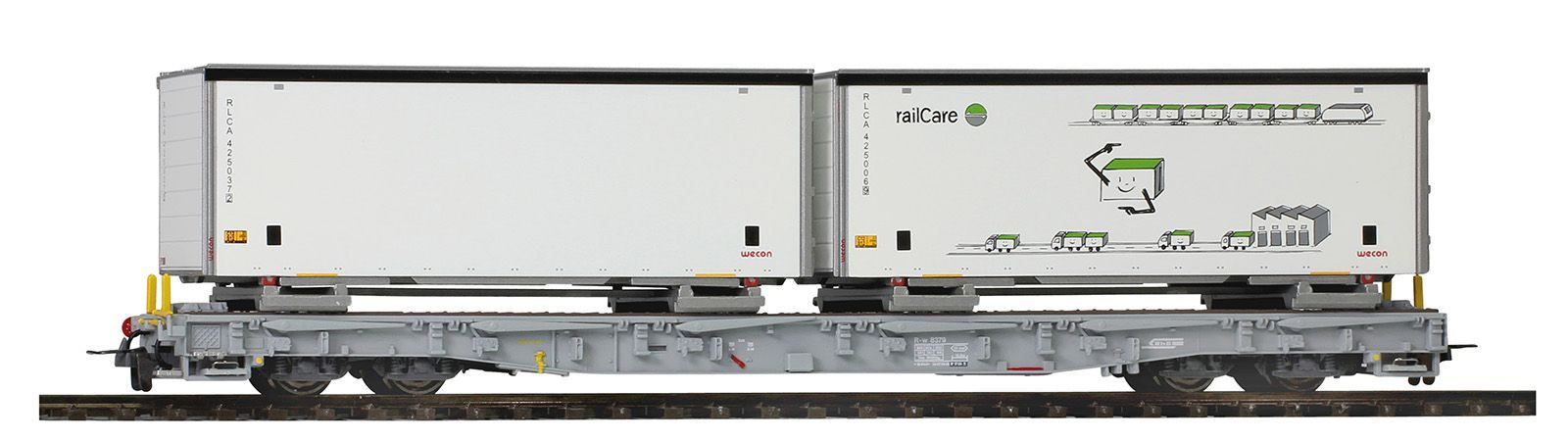 BEMO 2291 169 RhB Rw 8379 Containerwagen World of Trains ...