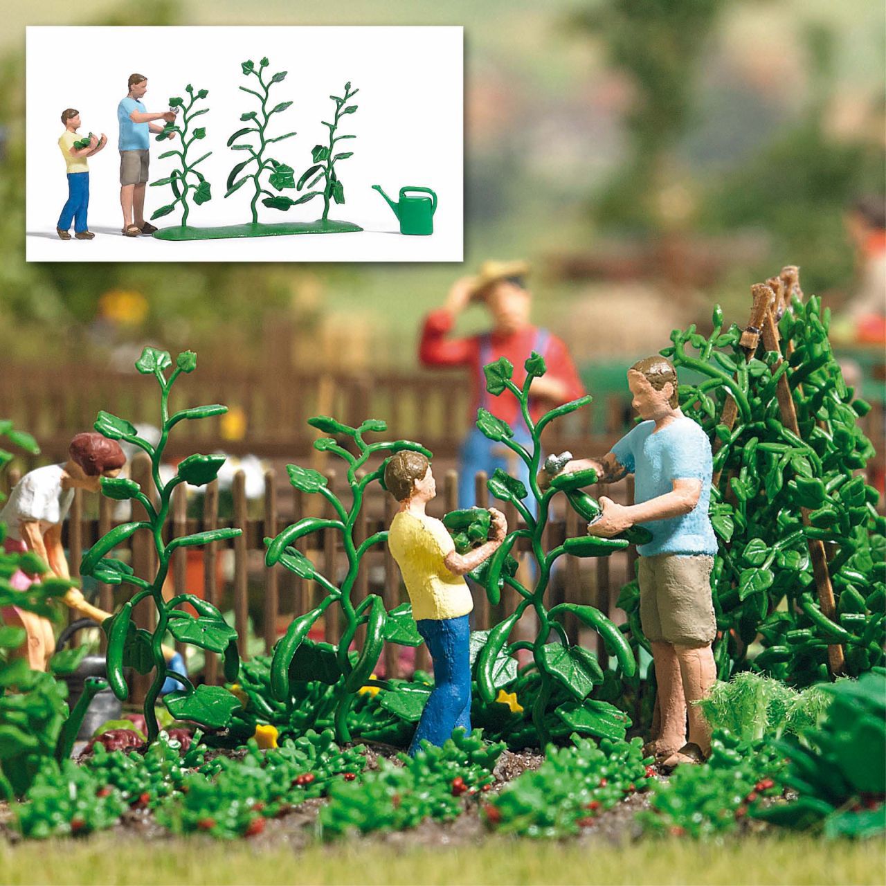 Busch 7877 Action Set: Gurkenernte World of Trains Modelleisenbahn Shop