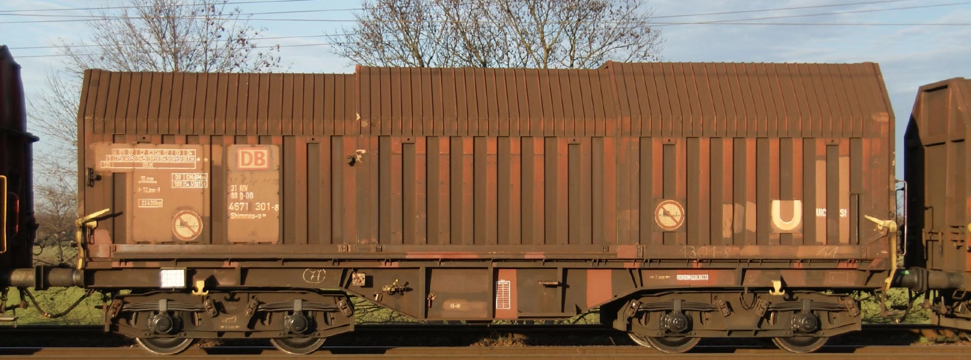 BRAWA 51008 H0 GÜW Shimmns-u 708 DB AG VI World of Trains ...