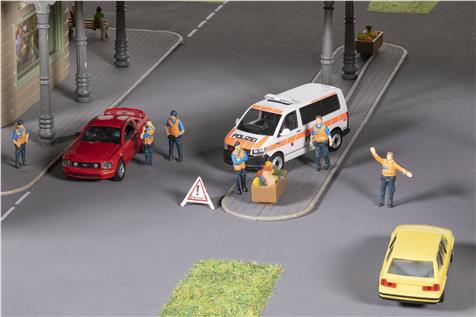 Faller 190788 Polizei-Kontrolle CH 1, Warnweste orange World of Trains ...