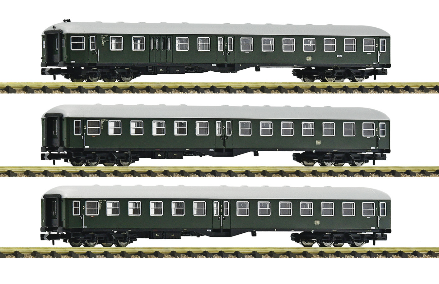 Fleischmann 6260011 3-tlg. Set: Mitteleinstiegswagen, DB World of ...