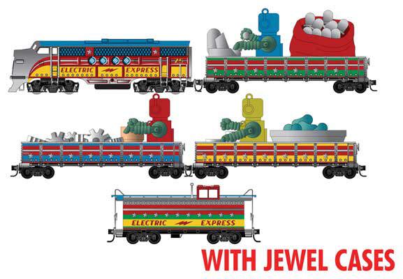 Micro Trains Line 983 21 386 Robot Xmas Train case World of Trains ...