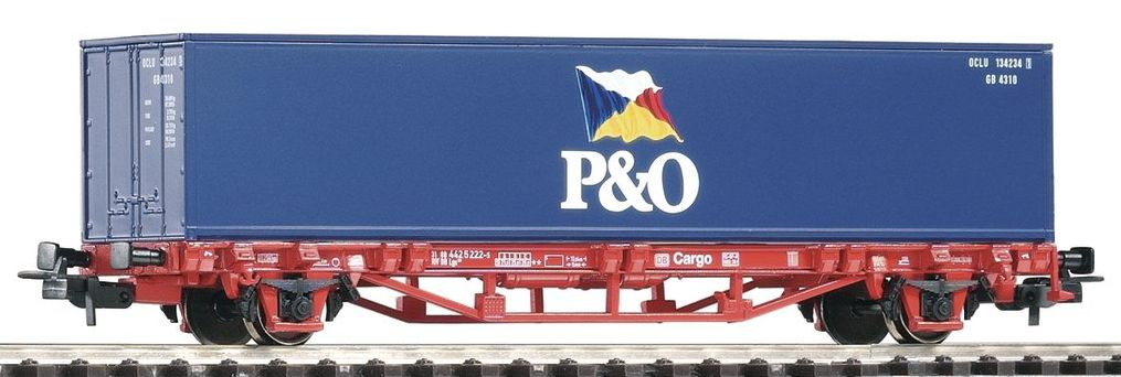 PIKO 57706 Containerwagen DB AG V 1x40' Container "P&O" World of Trains ...