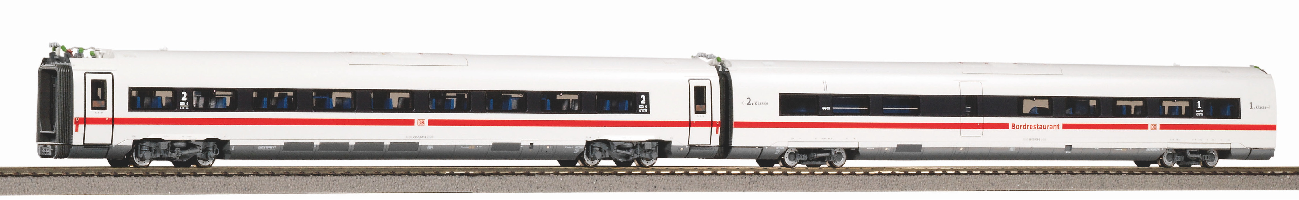 PIKO 58580 2er Set Ergänzungswagen BR 412 ICE 4 DB AG VI, Klimaschützer ...