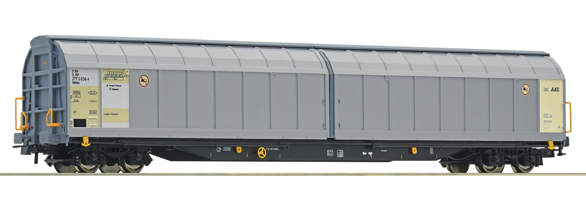 Roco 66454 Schiebewandwagen, AAE, PKP World of Trains Modelleisenbahn Shop