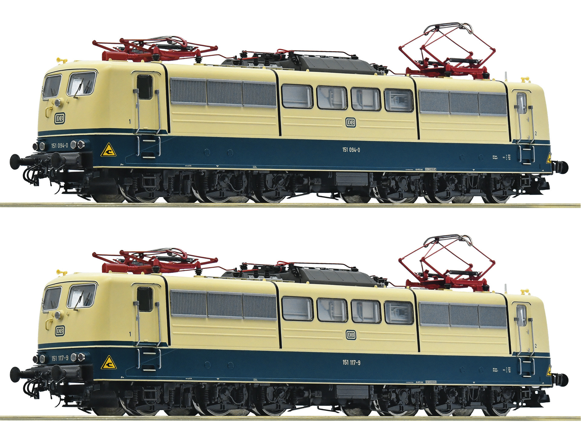 Roco 70407 2-tlg. Set: Elektrolokomotiven 151 094-0 und 151 117-9, DB ...