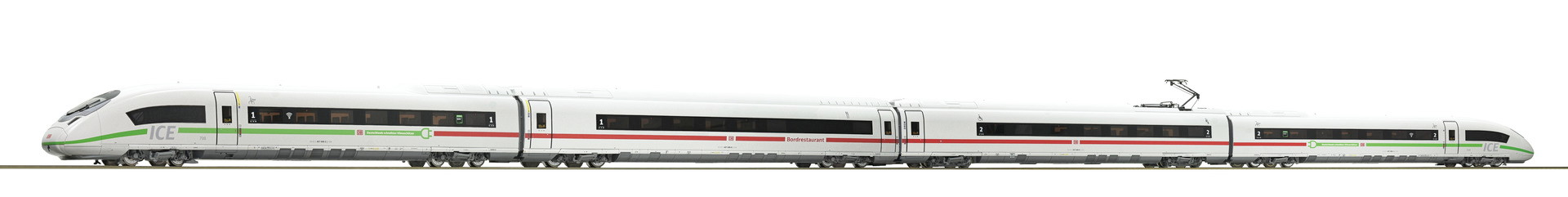 Roco 72095 4-teiliger Elektrotriebzug 407 008-2 „Velaro“, DB AG World ...