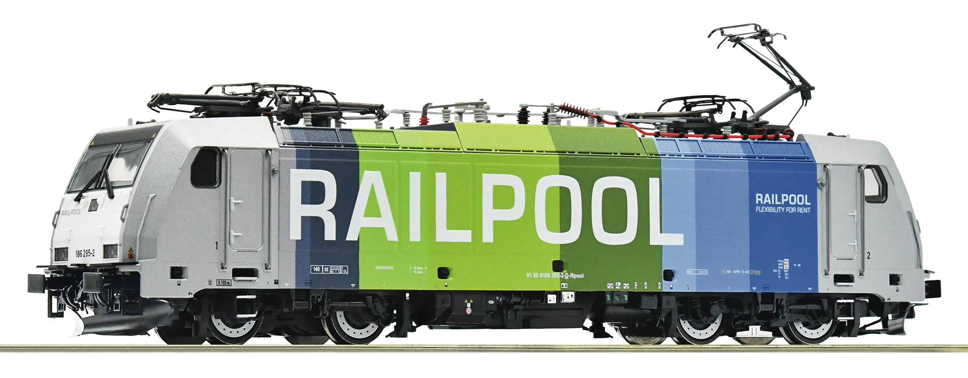 Roco 7510011 Elektrolokomotive 186 295-2, Railpool World of Trains ...