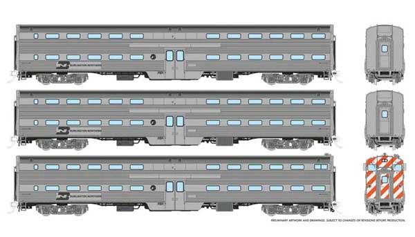 Rapido Trains Inc 145002 Gallery Comm BN Set #2 World of Trains ...