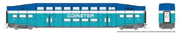 Rapido Trains Inc 146032 BiLevel Commuter Coaster World of Trains ...
