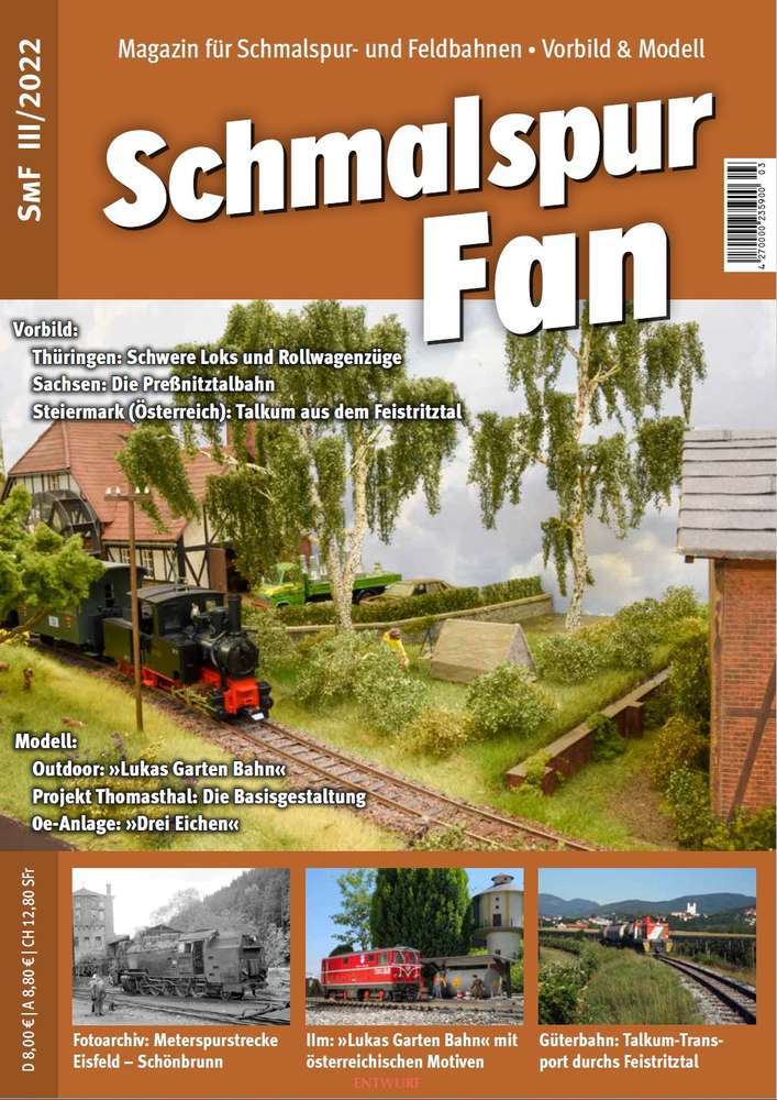 Die Modellbahnwerkstatt SSF3-2022 Einzelheft "Schmalspurfan" Ausgabe 3/ ...