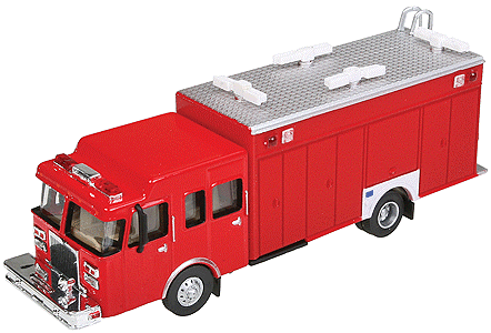 Walthers SceneMaster 13802 Haz-Mat Fire Truck Red World of Trains ...