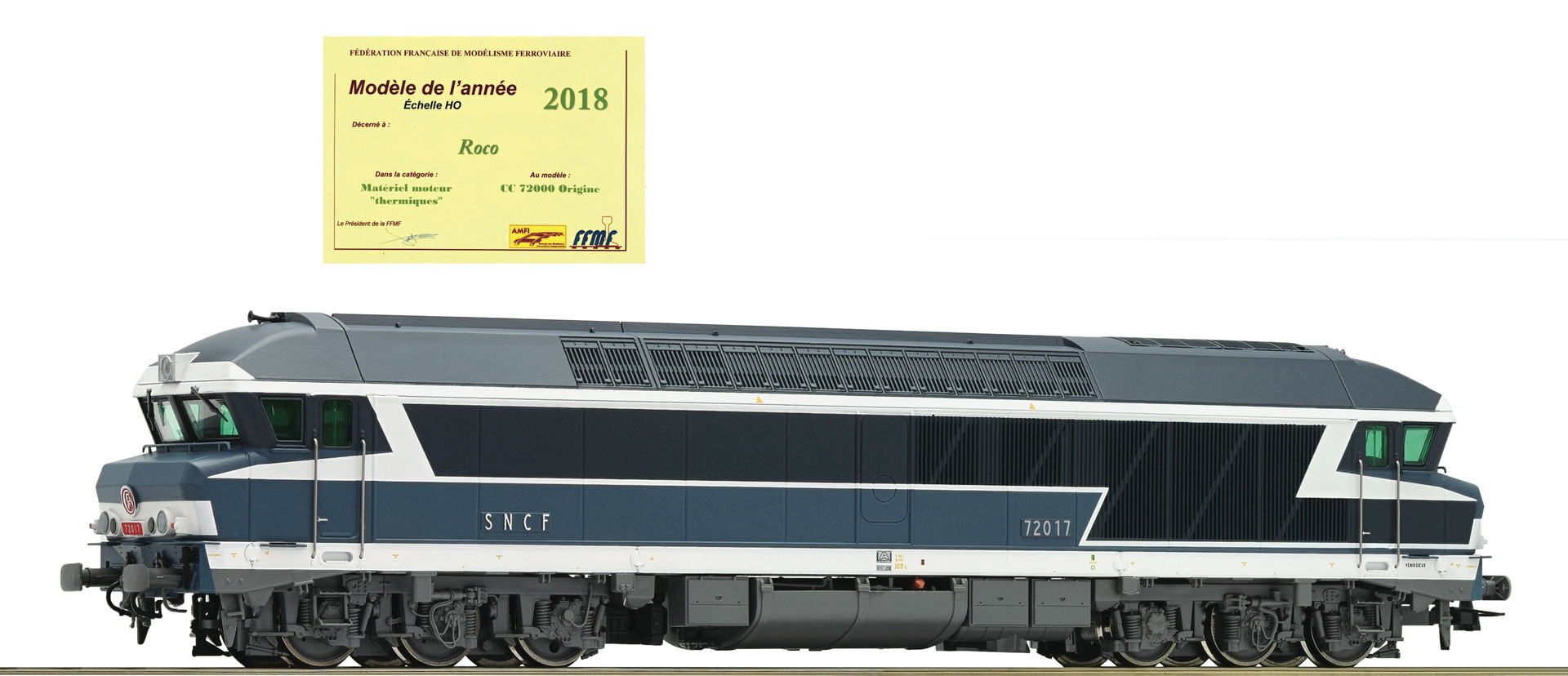 Roco 72986 Diesellokomotive CC 72017, SNCF World of Trains ...