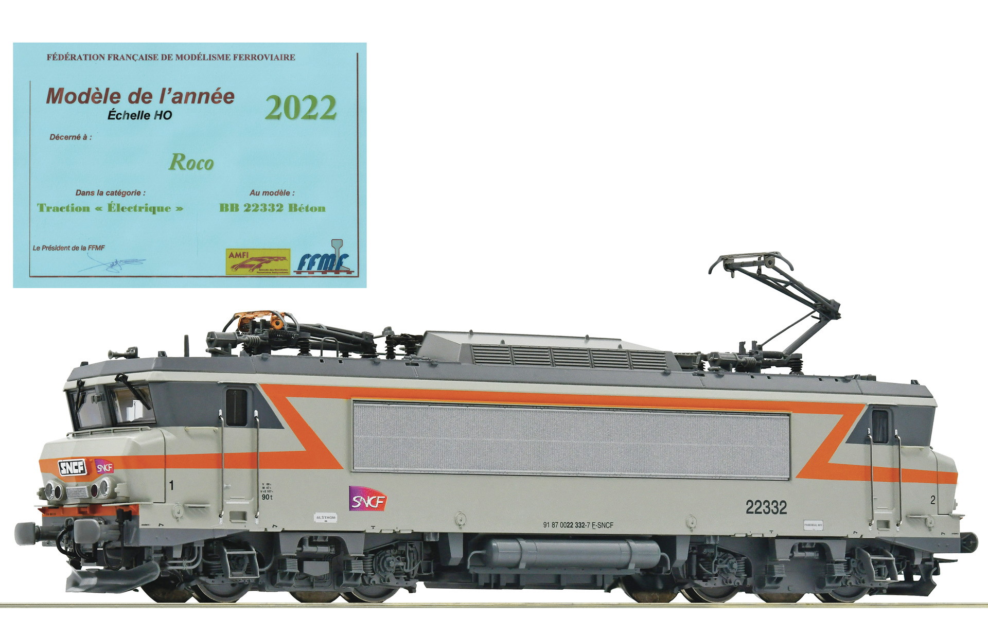 Roco 73878 Elektrolokomotive BB 22332, SNCF World of Trains ...