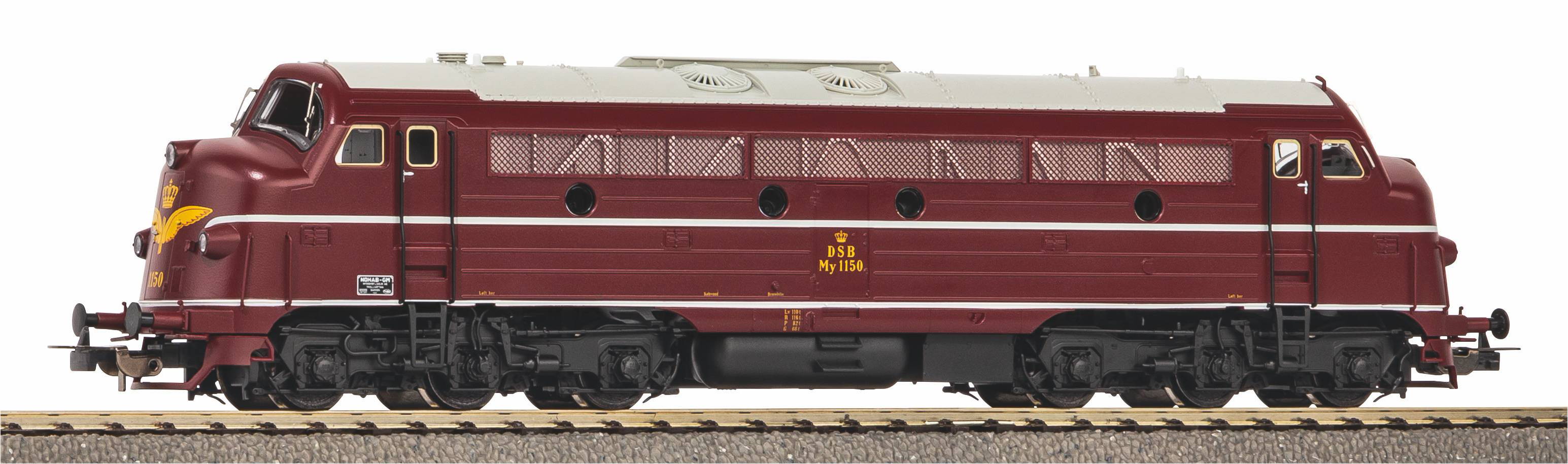 PIKO 52503 Sound-Diesellok My 1100 DSB III Wechselstromversion, inkl ...