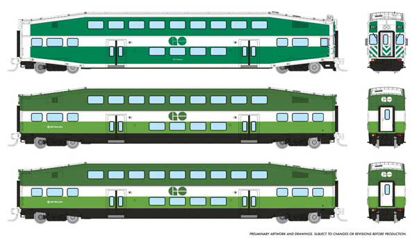 Rapido Trains Inc 546017 Bil Commuter GO/Met Set 2 World of Trains ...