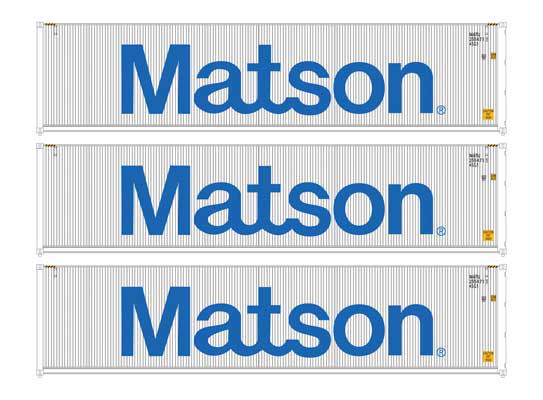 Walthers SceneMaster 18253 40' Cont 3/ Matson World of Trains ...