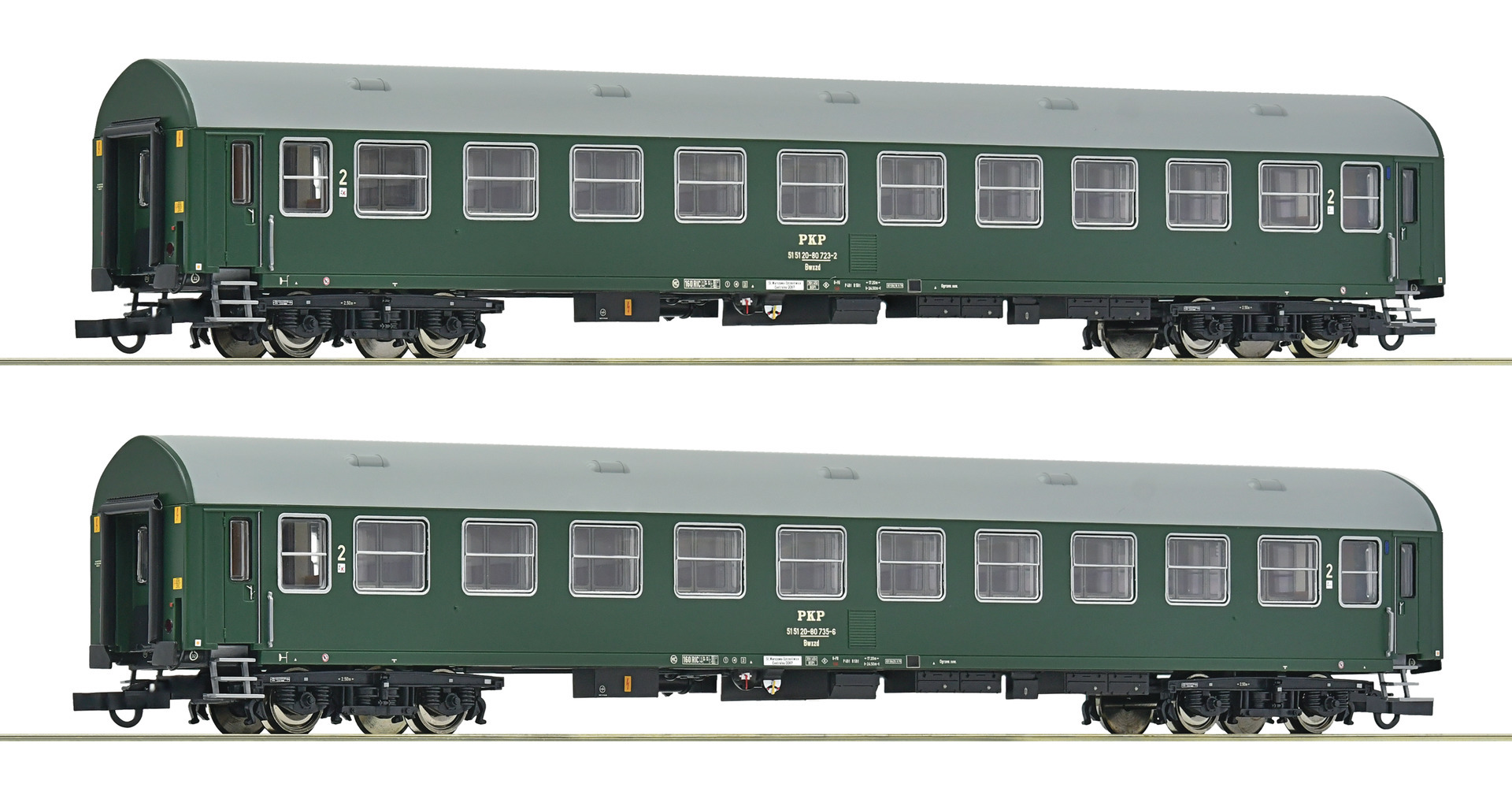 Roco 6200102 2-tlg. Set: Personenwagen, PKP World of Trains ...