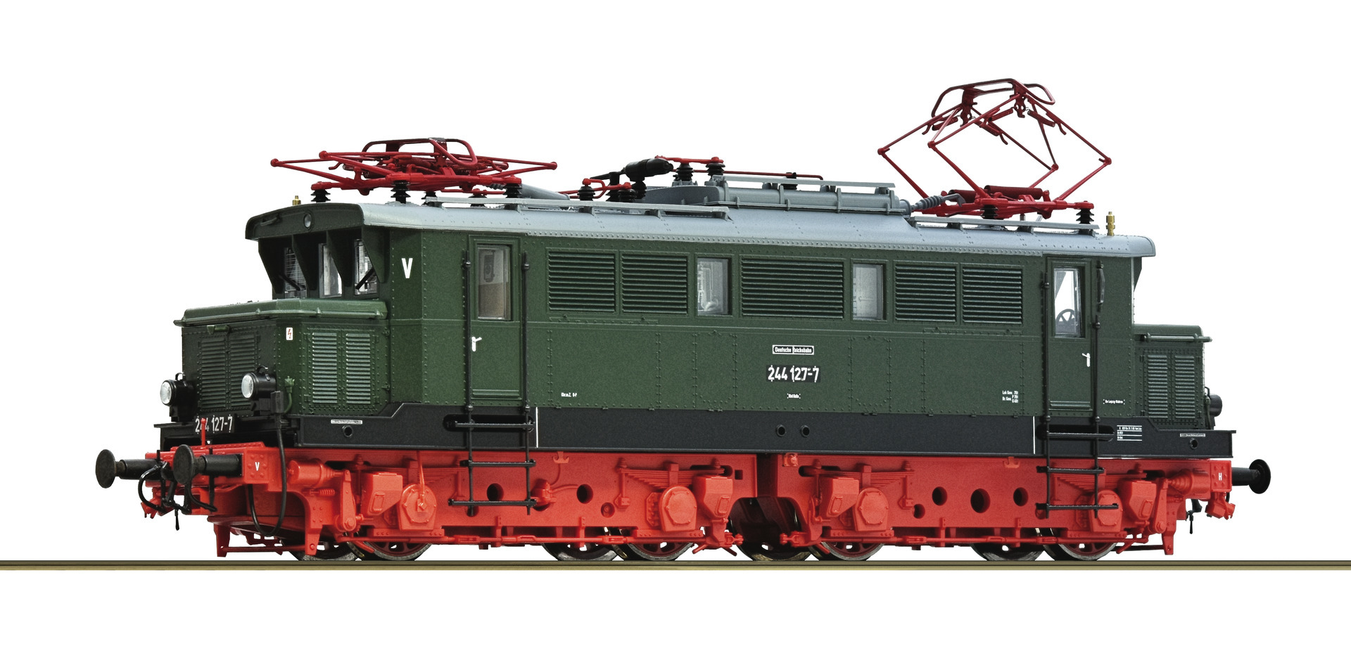 Roco 7520079 Elektrolokomotive 244 127-7, DR World of Trains ...