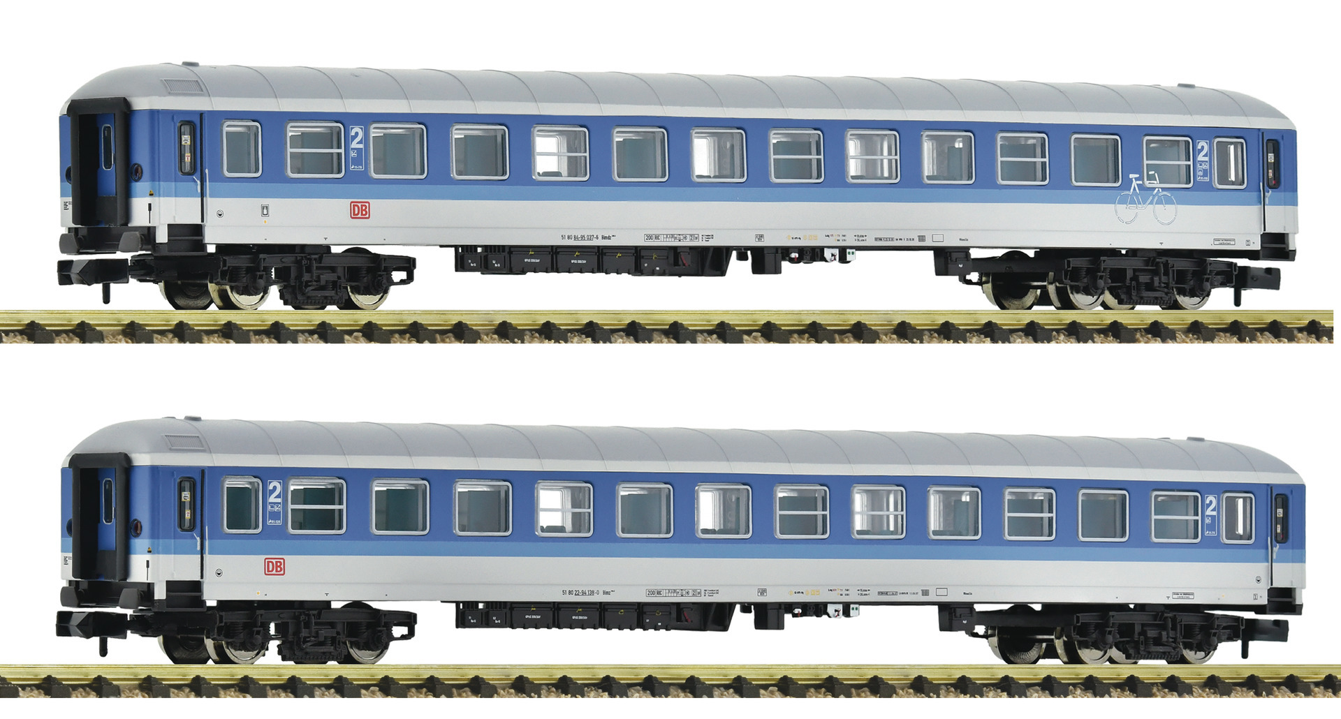 Fleischmann 6260025 2-tlg. Set 2: Reisezugwagen „IR 2471“, DB AG World ...