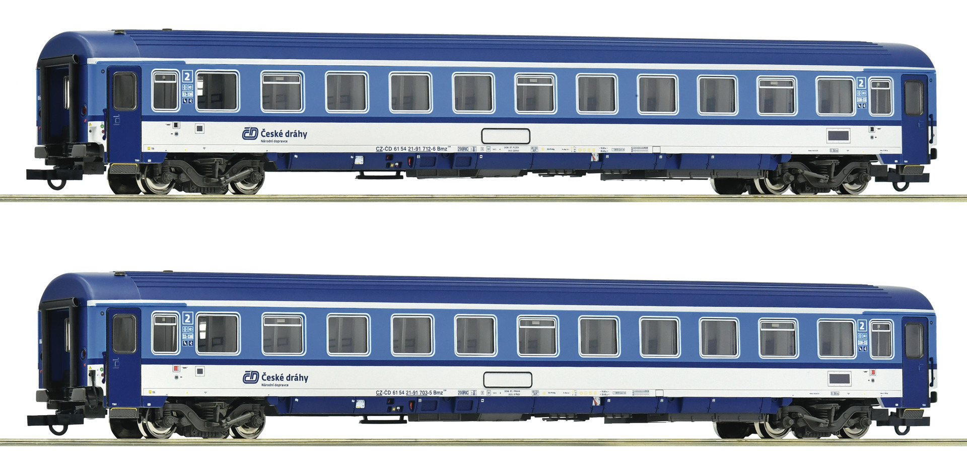 Roco 6200157 2-tlg. Set: Eurofima-Wagen, CD World of Trains ...
