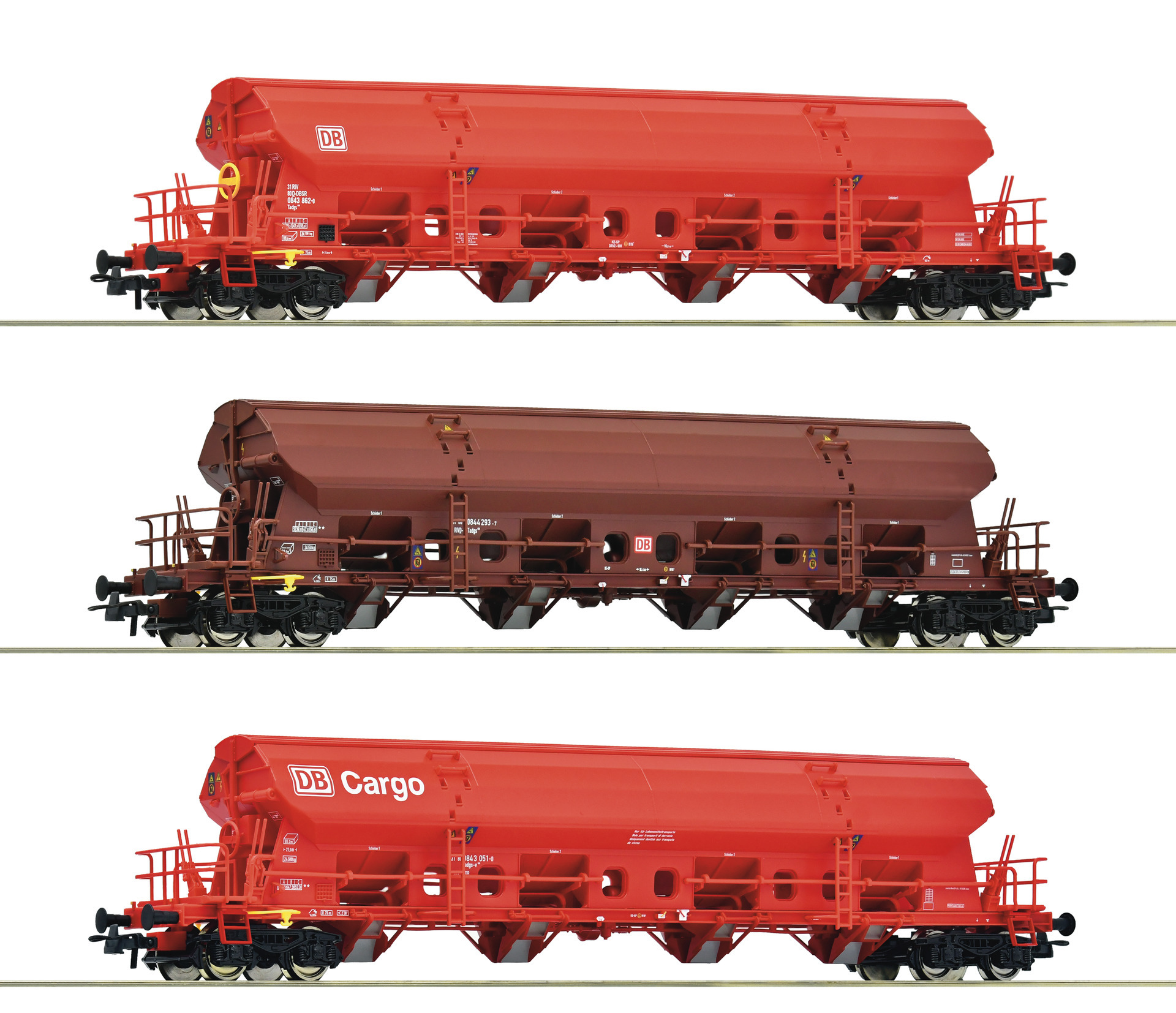 Roco 6600153 3-tlg. Set: Schwenkdachwagen, DB AG World of Trains Modelleisenbahn Shop