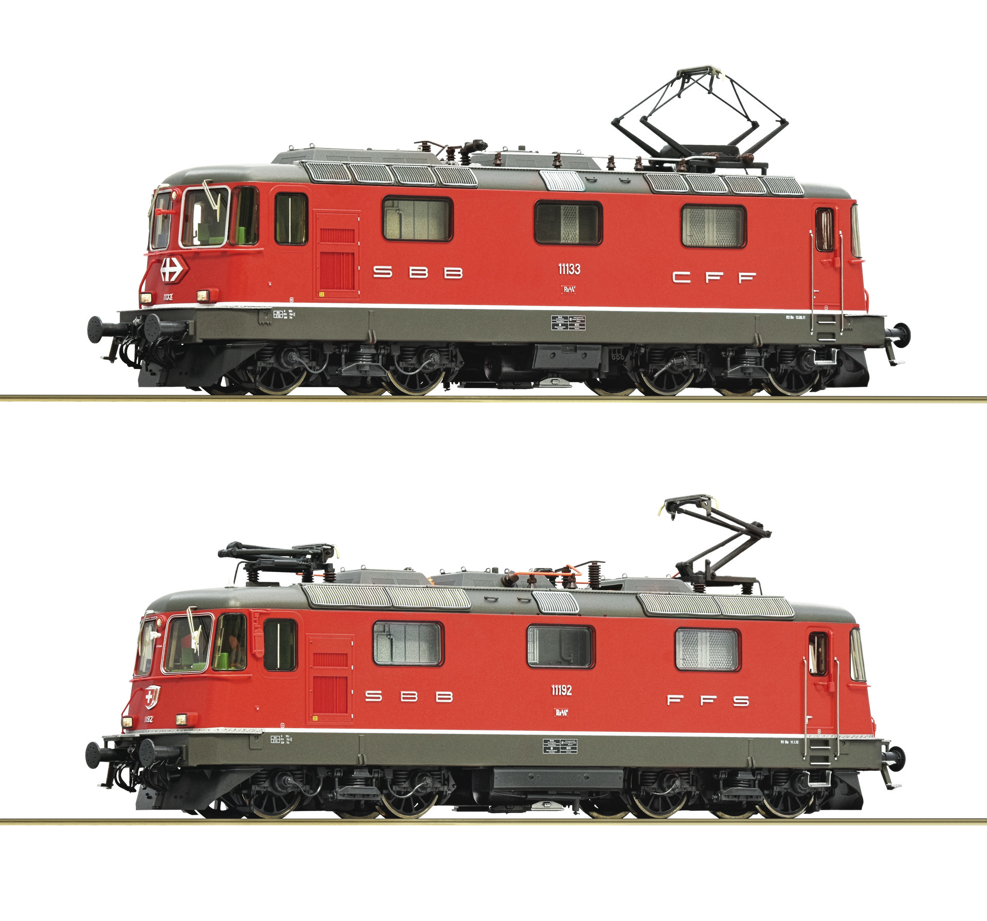 Roco 7500127 2-tlg. Set: Elektrolokomotiven Re 4/4 II 11133 und Re 4/4 ...
