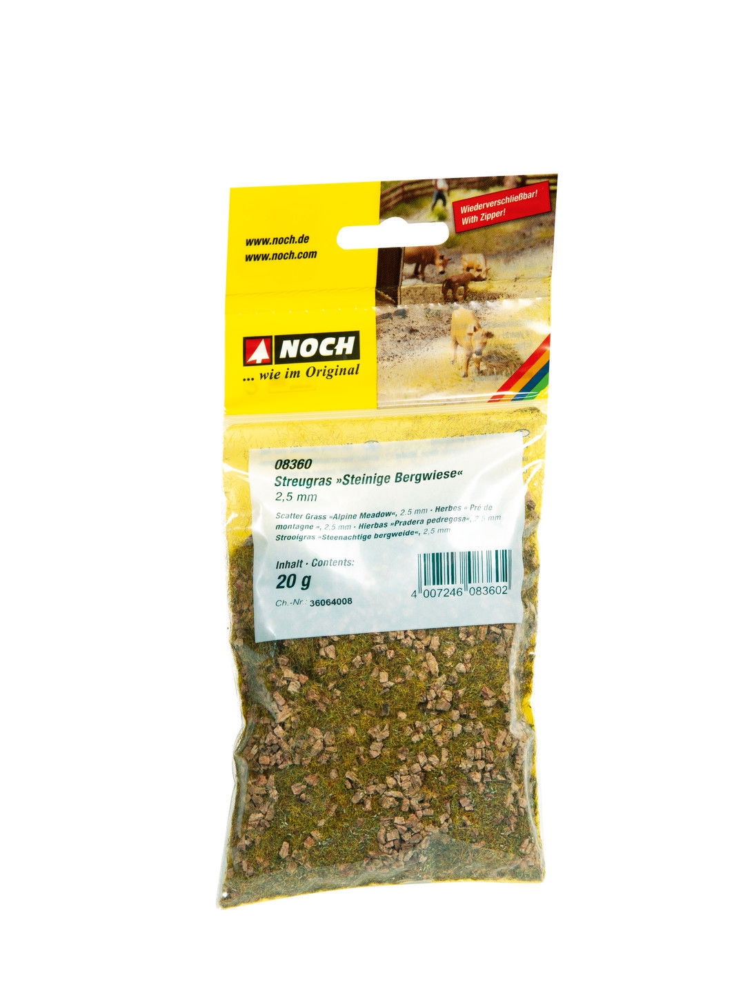 NOCH 08360 Steinige Bergwiese 20g Beutel World of Trains ...