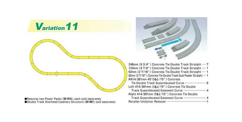 Kato 7020870 Variations Set V11 20-870 World of Trains Modelleisenbahn Shop