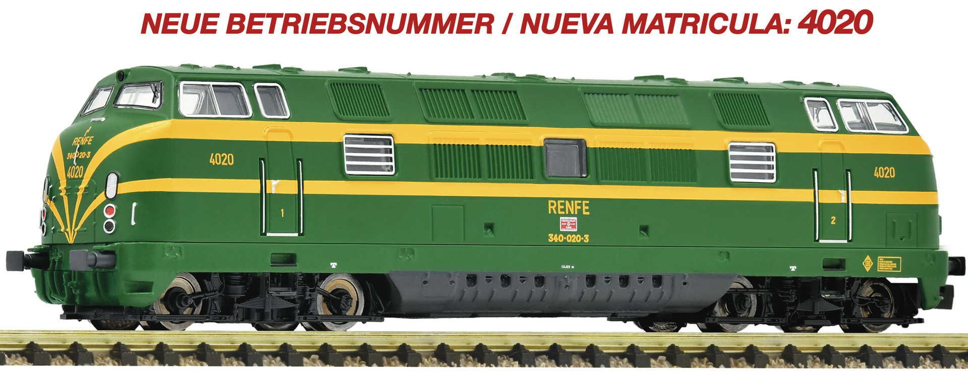 Fleischmann 7370026 Diesellokomotive 340-020-3, RENFE World of Trains ...
