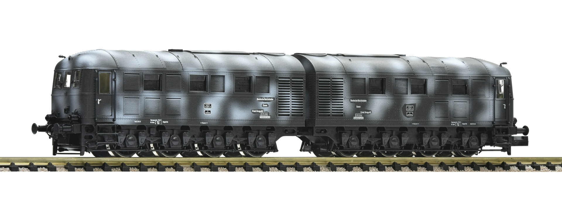 Fleischmann 7370031 Dieselelektrische Doppellokomotive D311.02, DWM, DR ...