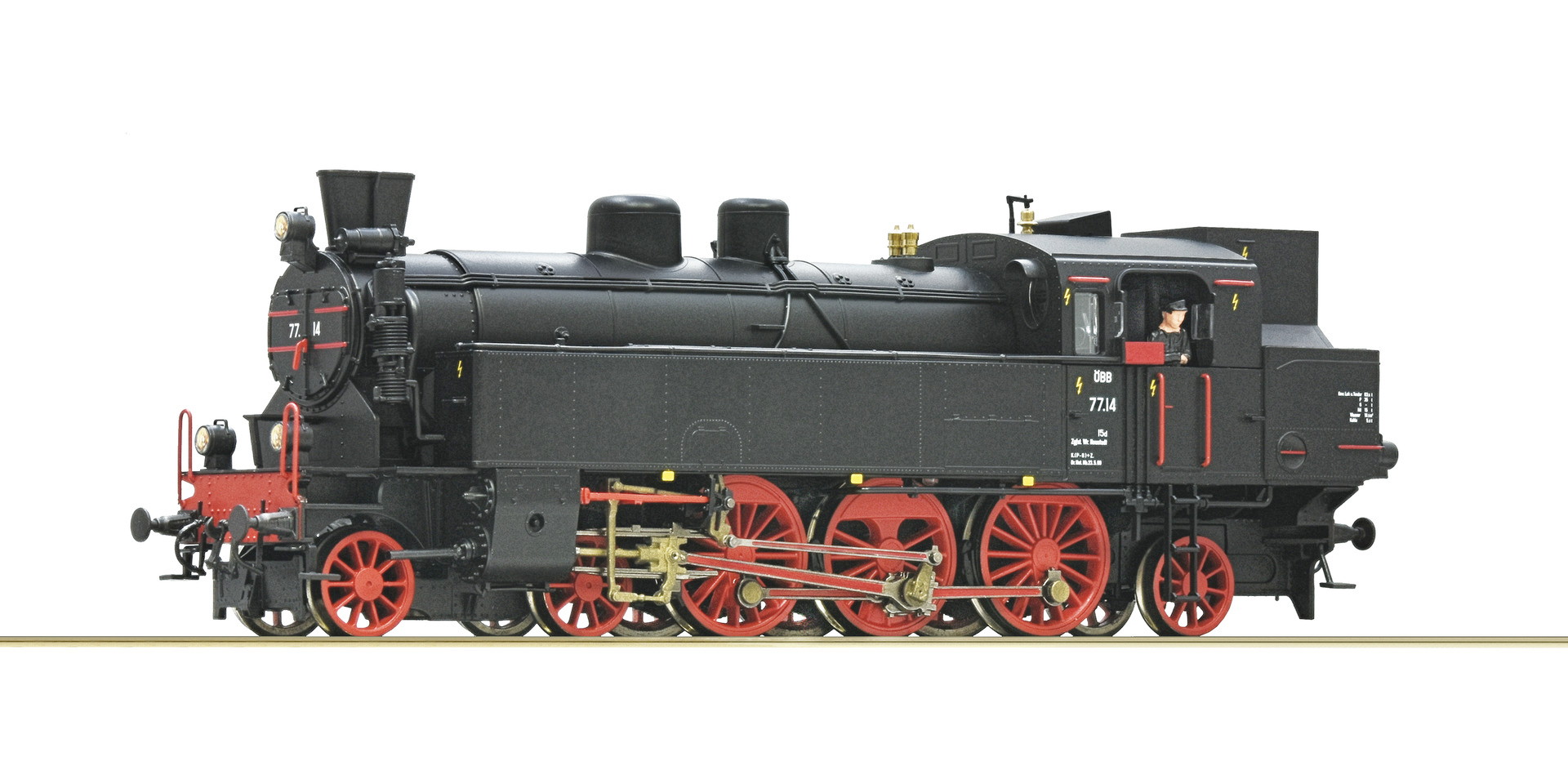 Roco 70077 Dampflokomotive 77.14, ÖBB World of Trains Modelleisenbahn Shop