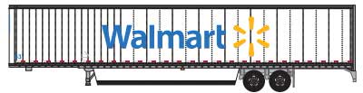 Trainworx Inc 6538401 Semi-Trailer Walmart #1 World of Trains ...