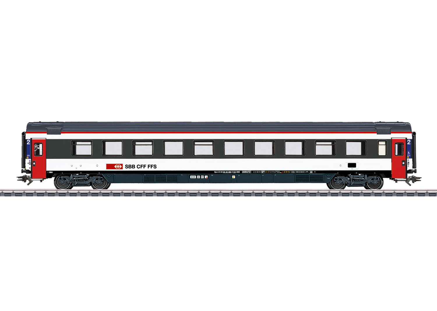 Märklin 43675 EuroCity-Schnellzugwagen, SBB World of Trains ...